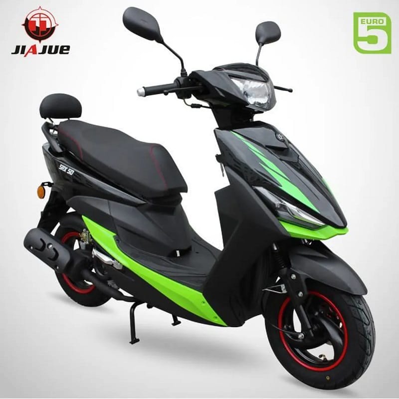 Scooter 50cc 4T SRX 50 JIAJUE Noir – Vert – Code promo offert